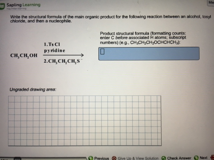 Solved: Mar Sapling Learning Write The Structural Formula ... | Chegg.com Solved: Mar Sapling Learning Write The Structural Formula ... | Chegg.com