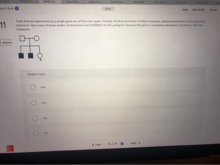 Solved: Module 2 Q Ule 2 Quiz 6 Help Save&Exit Ubmi Traits... | Chegg.com