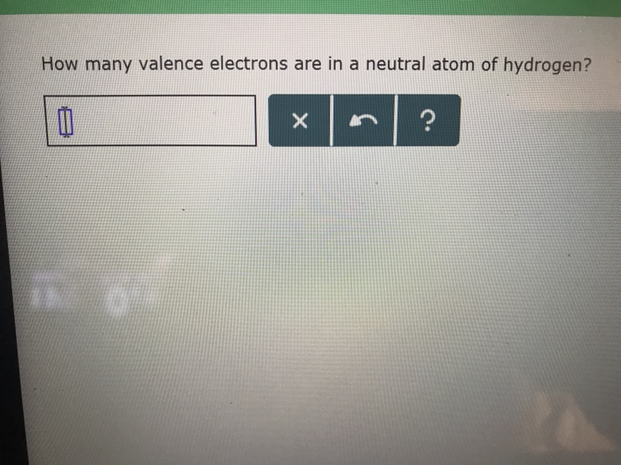 Solved How many valence electrons are in a neutral atom of | Chegg.com