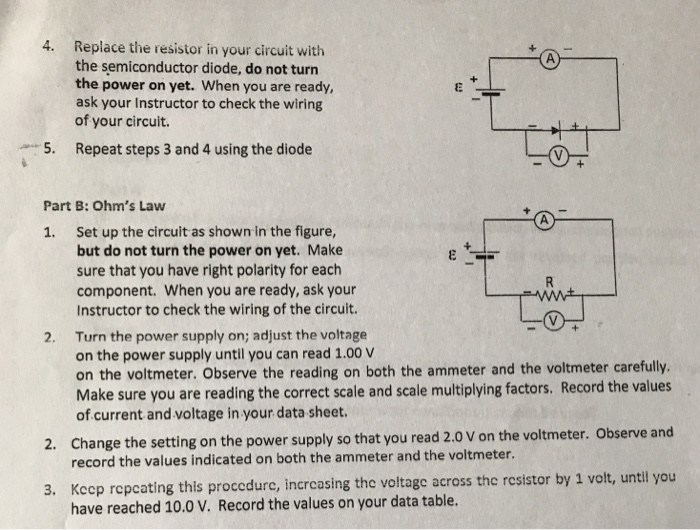 Solved: Lab 5 Resistivity And Ohm's Law Objectives After F... | Chegg.com