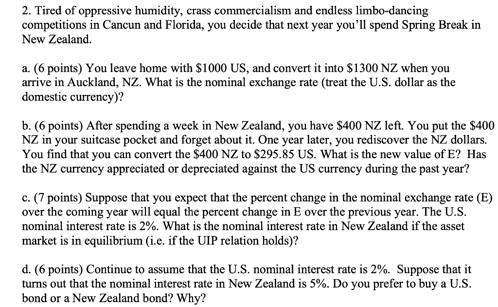 2. Tired of oppressive humidity, crass commercialism | Chegg.com