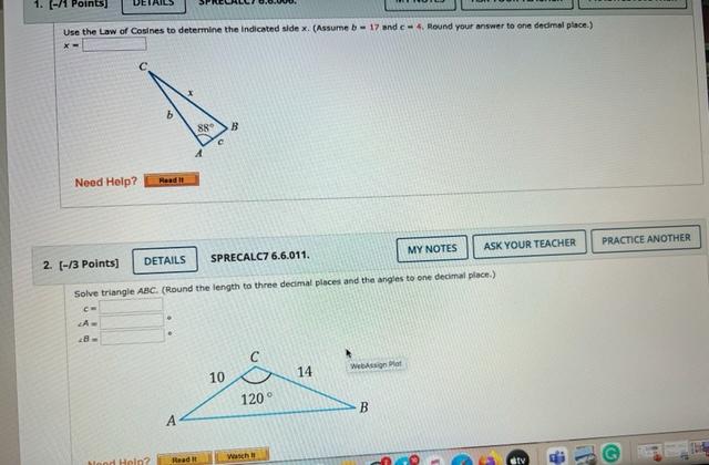 Solved ons remaining for each question part only changes if | Chegg.com