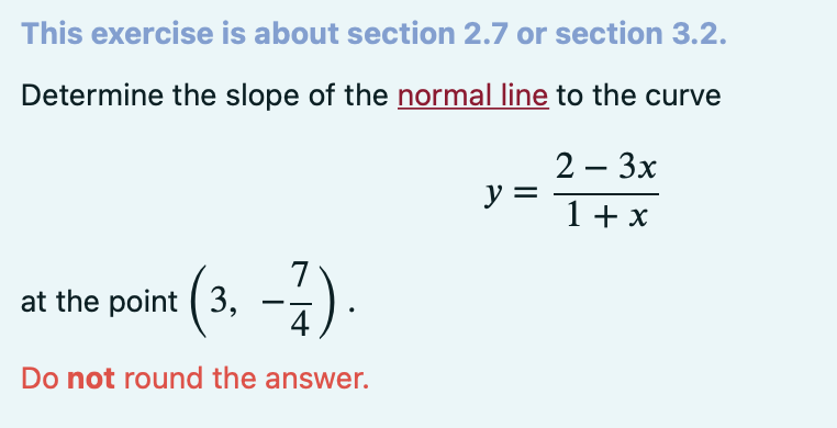 Solved This exercise is about section 2.7 or section 3.2. | Chegg.com