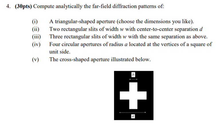 Solved 4. (30pts) Compute analytically the far-field | Chegg.com