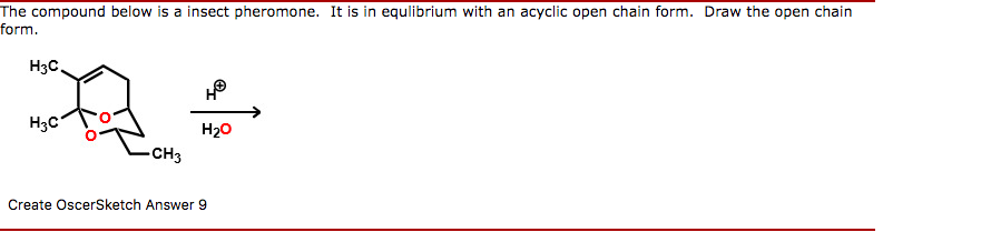 Solved The compound below is a insect pheromone. It is in | Chegg.com