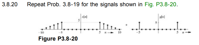 Solved Repeat Prob. 3.8−19 for the signals shown in Fig. | Chegg.com