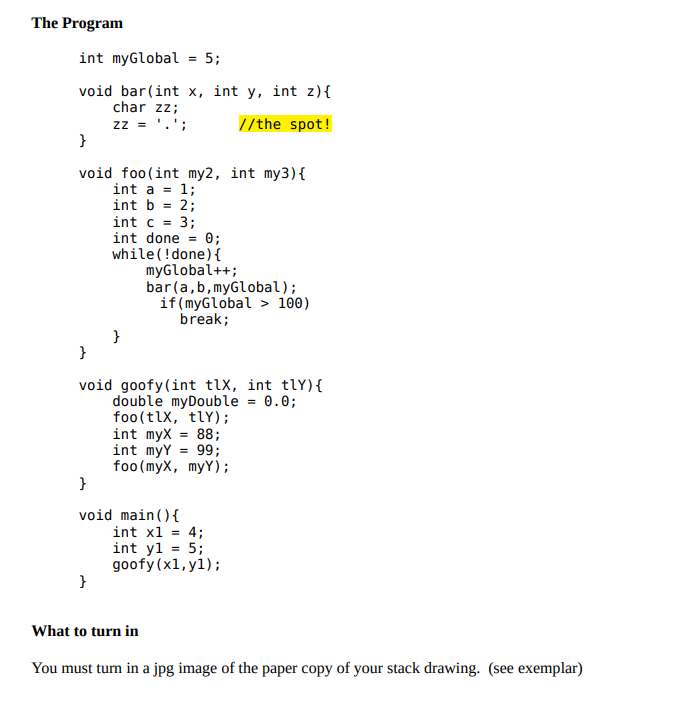 Solved You must clearly identify the following in your | Chegg.com