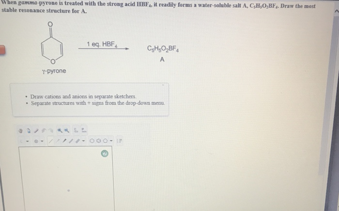 Solved When gamma-pyrone is treated with the strong acid | Chegg.com