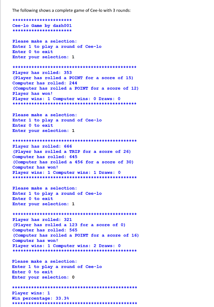 Solved For this assignment you will implement a program that | Chegg.com
