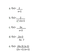Solved For each, identify the x and y intercepts, the | Chegg.com