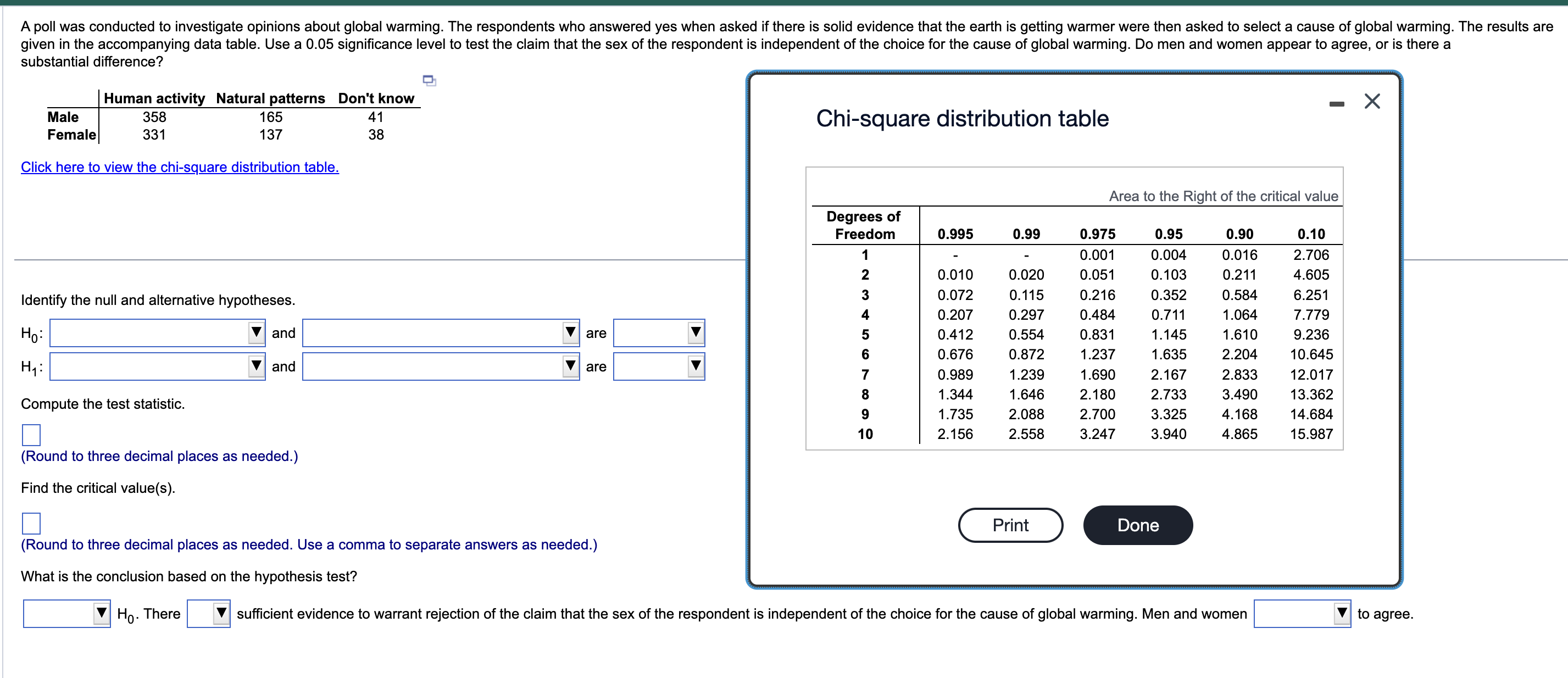 Solved Chi-square distribution table Click here to view the | Chegg.com Solved Chi-square distribution table Click here to view the | Chegg.com