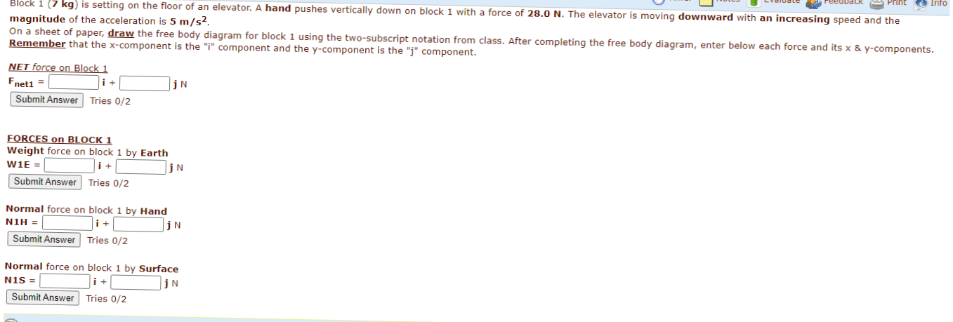 Solved Block 1 (m1 = 12 kg) is resting on top of block 2 (m2 | Chegg.com