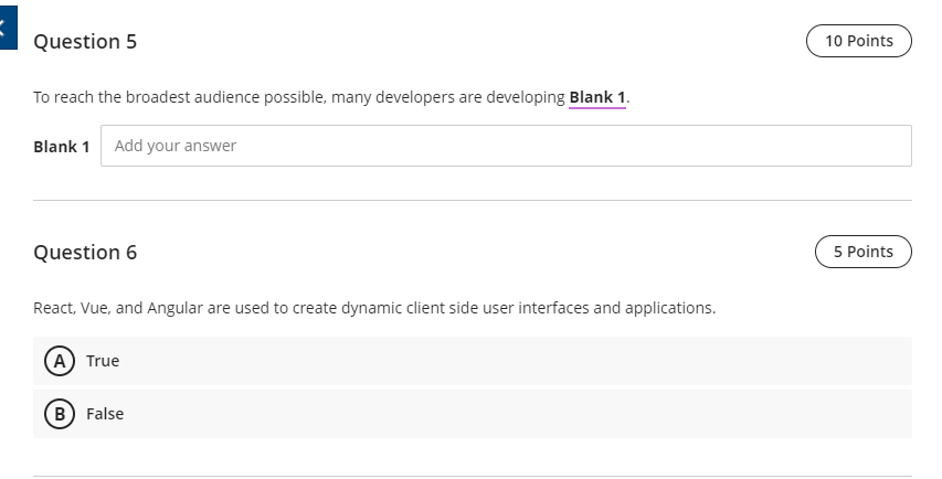 Solved In Question Number 2 Options Are Same For All The | Chegg.com
