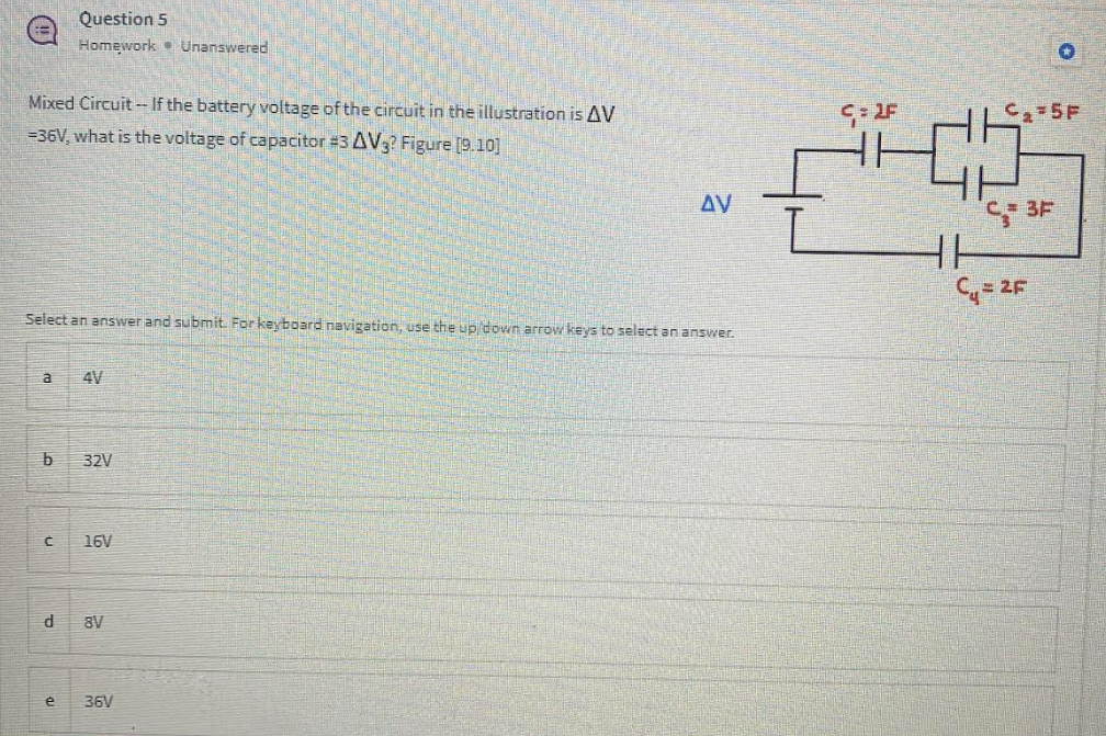 Solved Question 5 Homework Unanswered Mixed Circuit--If the | Chegg.com