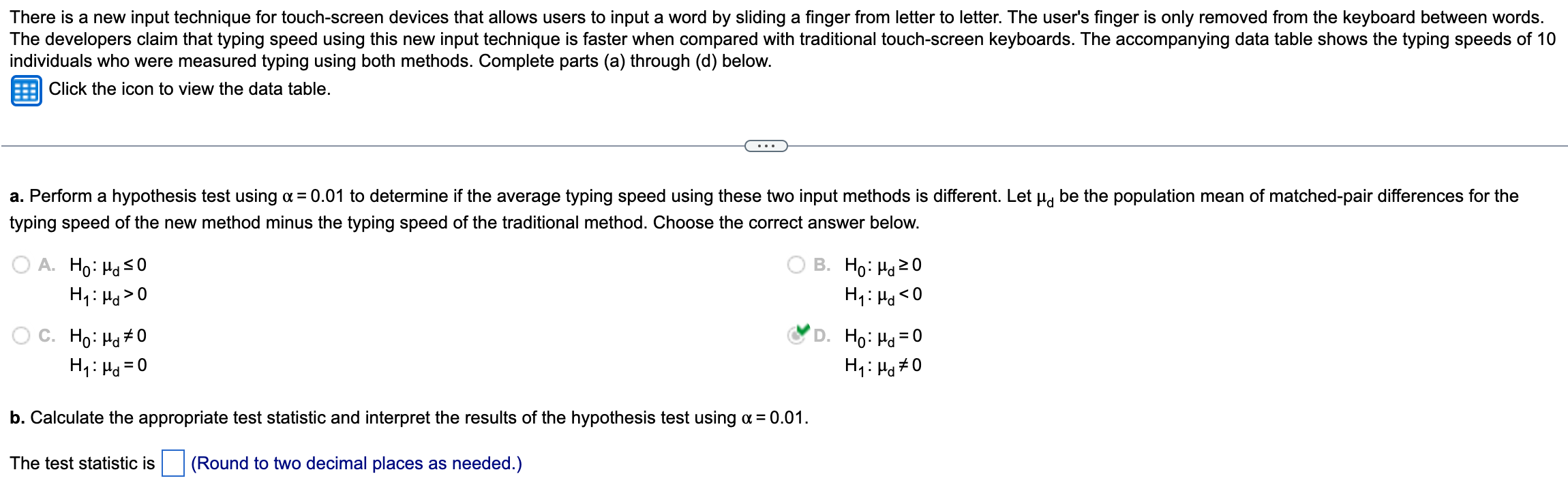 Solved There is a new input technique for touch-screen | Chegg.com