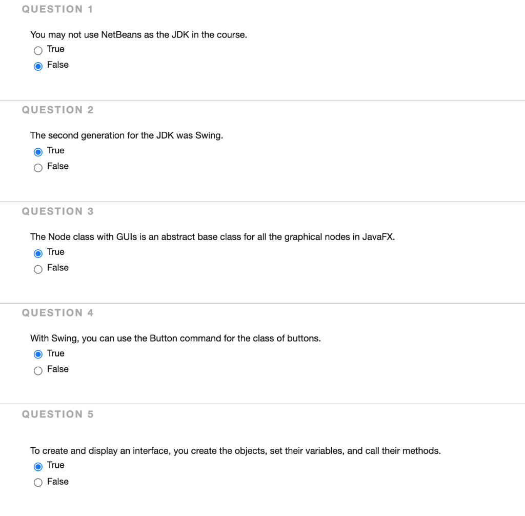 Solved Question 1 You May Not Use Netbeans As The Jdk In The 9679