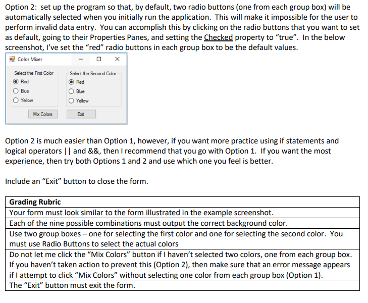 Solved In C# Visual Studio 2017, can someone assist with | Chegg.com