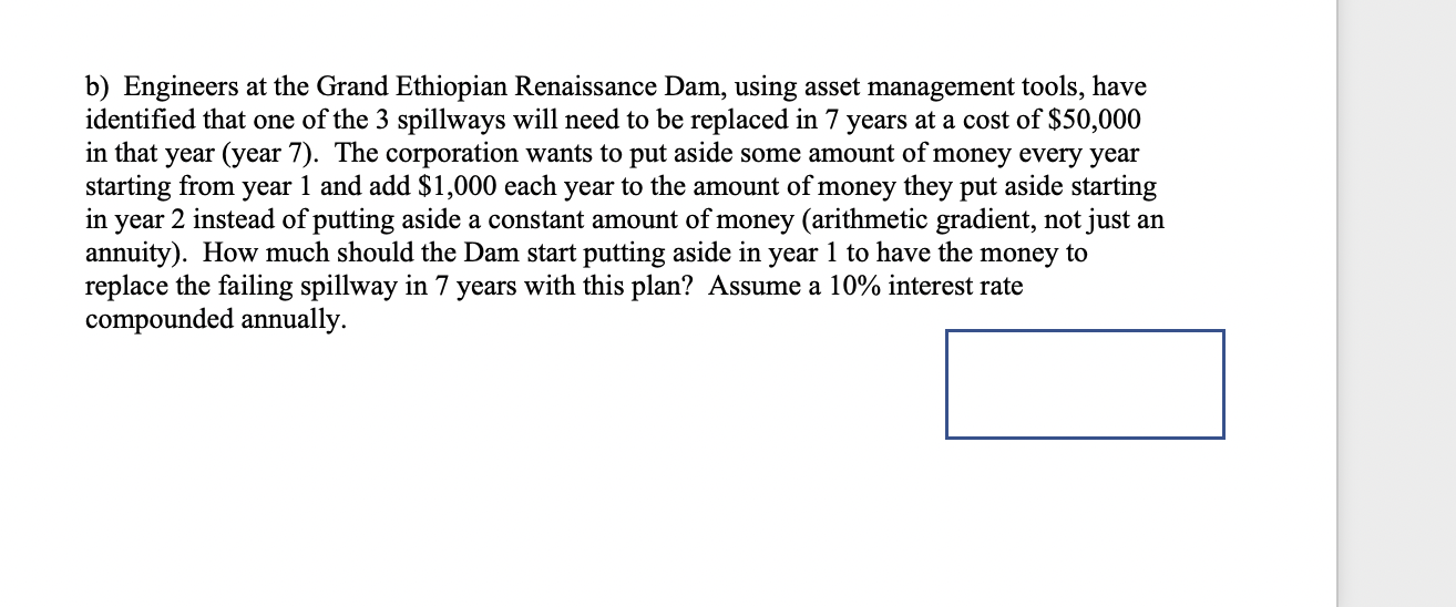 Solved 1. Arithmetic and Geometric Gradient (DRAW the Cash | Chegg.com