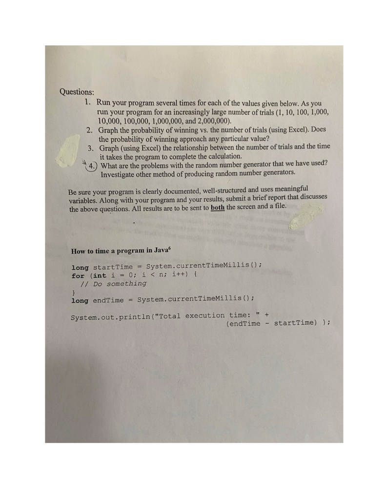 Solved Monte Carlo Methods' and Craps? Monte Carlo methods | Chegg.com