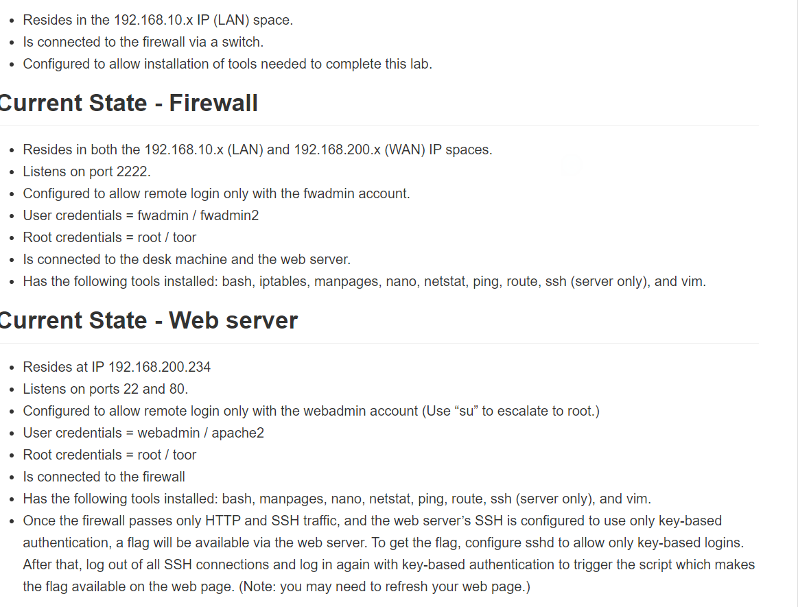 Solved so i've acquired the IP of the firewall i just don't | Chegg.com