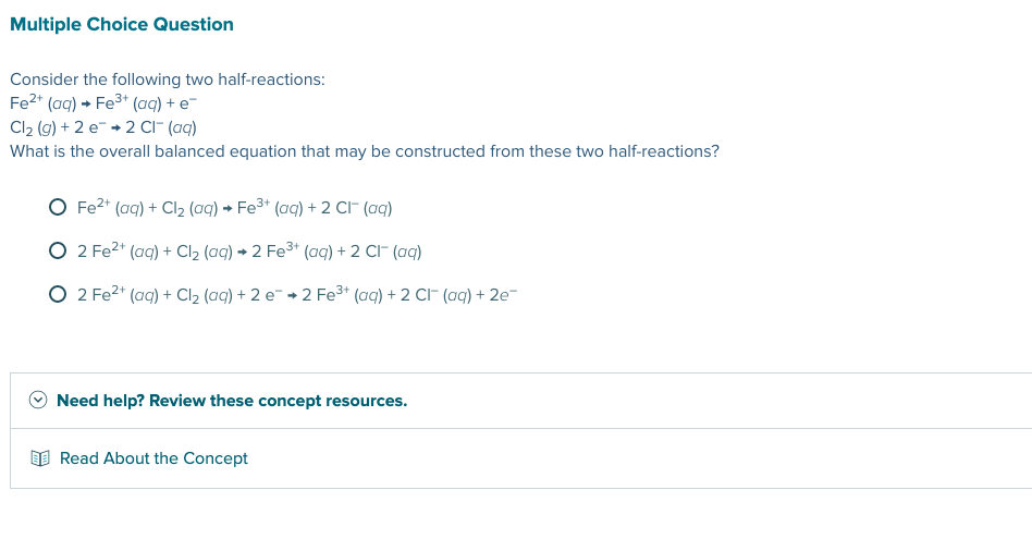Solved Multiple Choice Question Consider the following two | Chegg.com