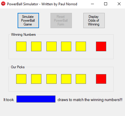 C# Programming Language You are to write a PowerBall | Chegg.com