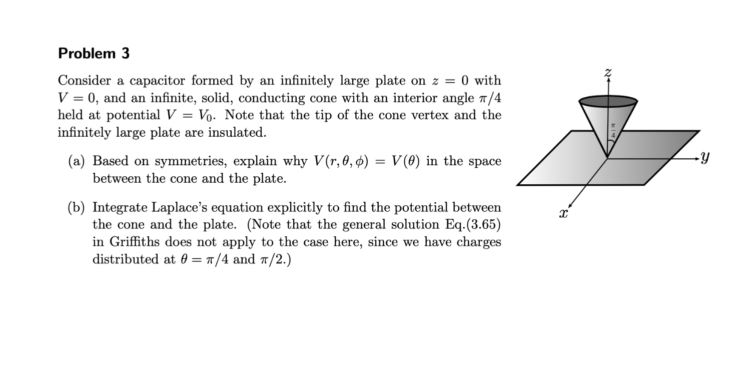Problem 3 Consider a capacitor formed by an | Chegg.com