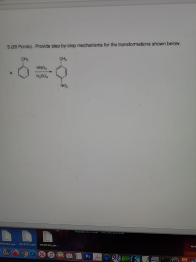 Solved 5 (20 Points. Provide step-by-step mechanisms for the | Chegg.com
