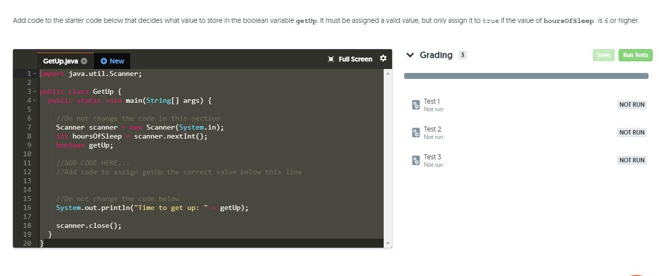 Solved Add code to the starter code below that decides what | Chegg.com