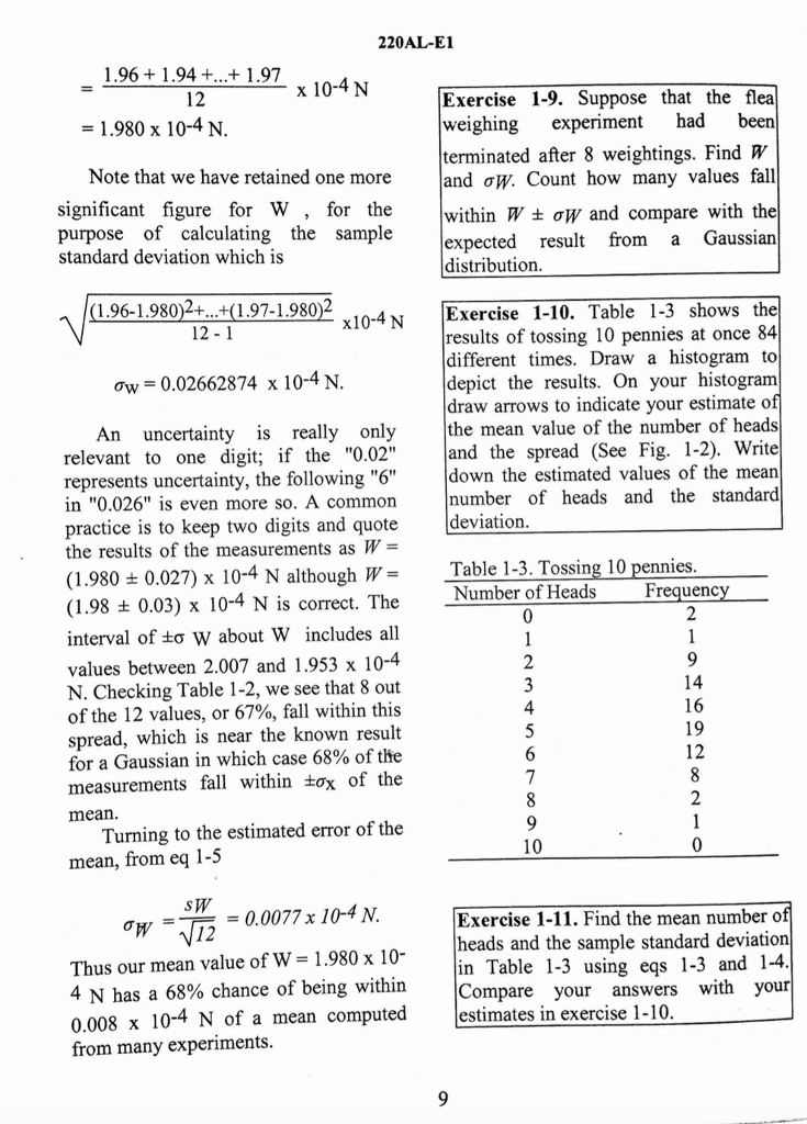 Solved 220AL-E1 he uncertainty in an experimental quantity | Chegg.com