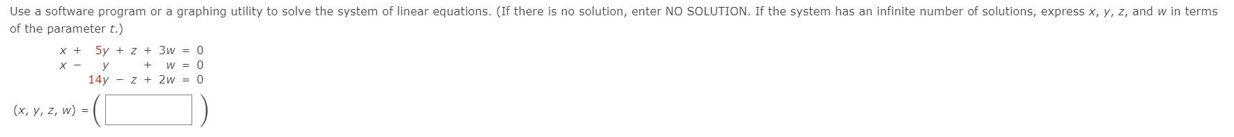Solved Use a software program or a graphing utility to solve | Chegg.com