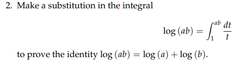 Solved 2. Make a substitution in the integral | Chegg.com