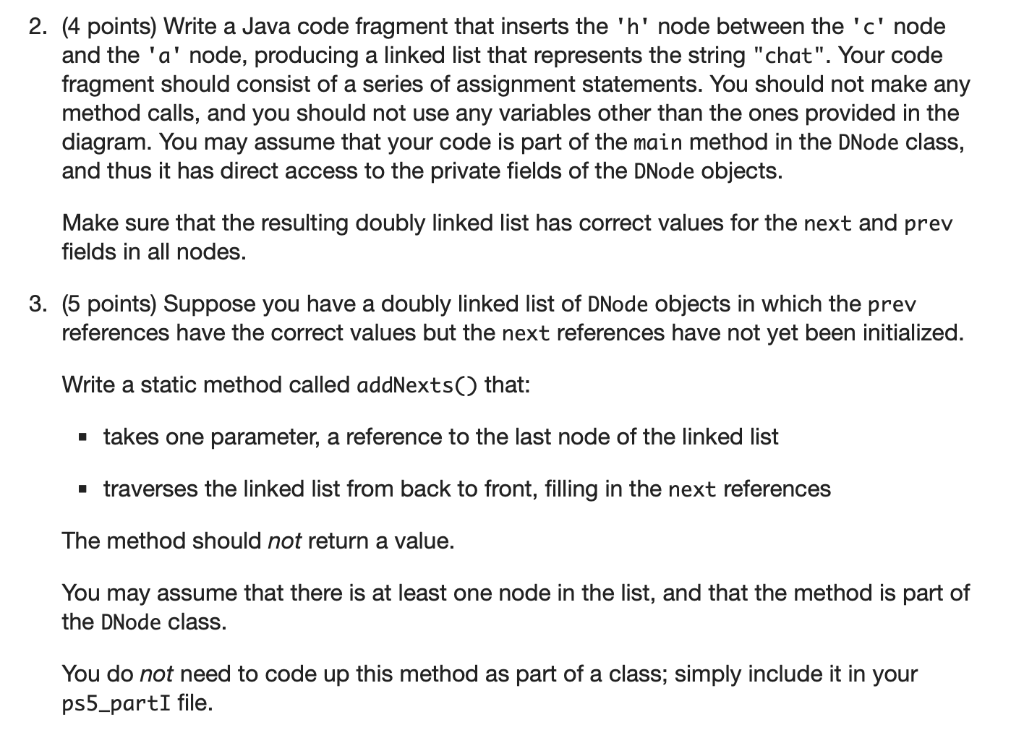 Solved Can you solve Question 2 and 3, included under the | Chegg.com
