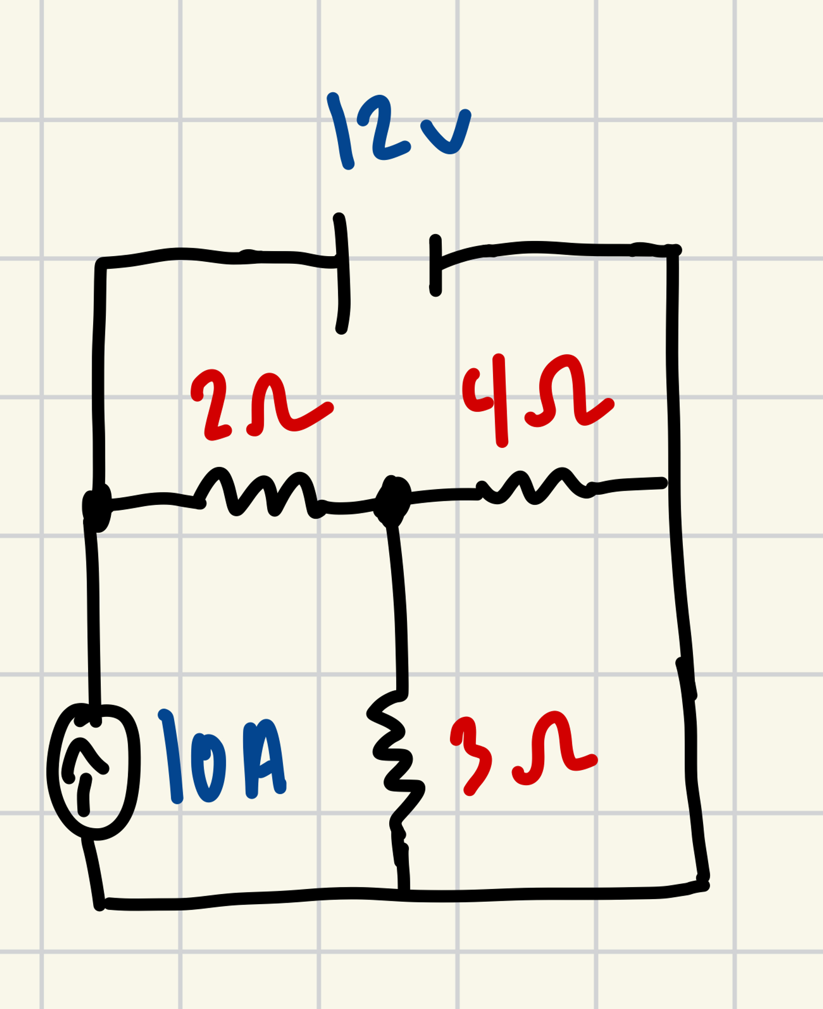 Solved Determine all element voltages and currents in the | Chegg.com