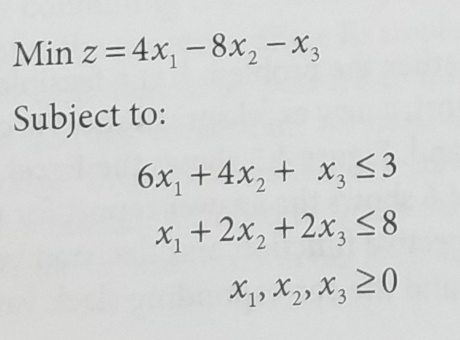 Solved Solve the following LP using the simplex method, then | Chegg.com
