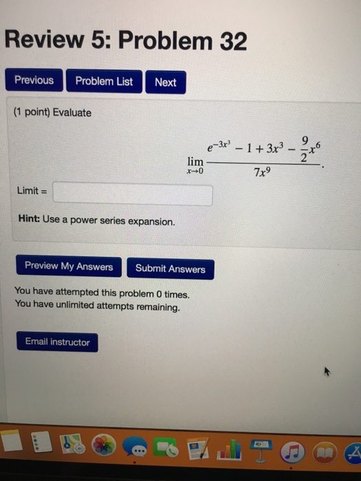 Solved Review 5: Problem 32 Previous Problem ListNext (1 | Chegg.com