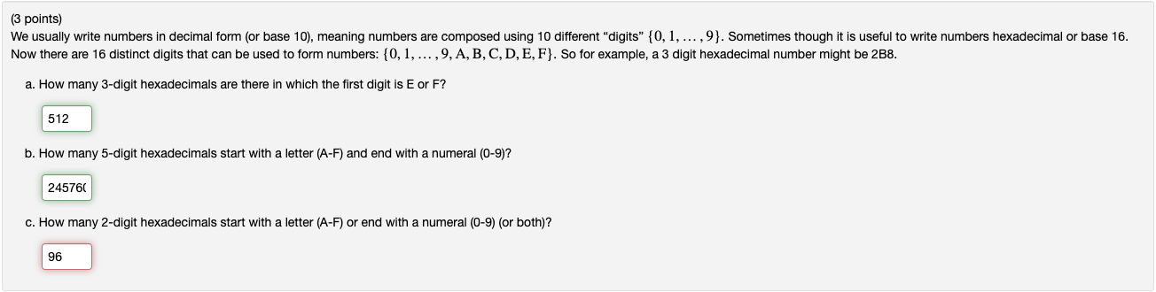 Solved (3 poins) We usually write numbers in decimal form | Chegg.com