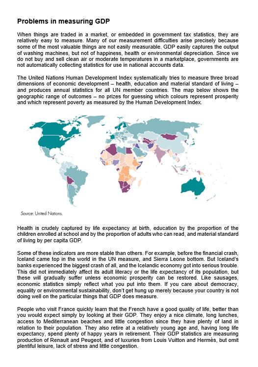 Solved Problems in measuring GDP When things are traded in a | Chegg.com