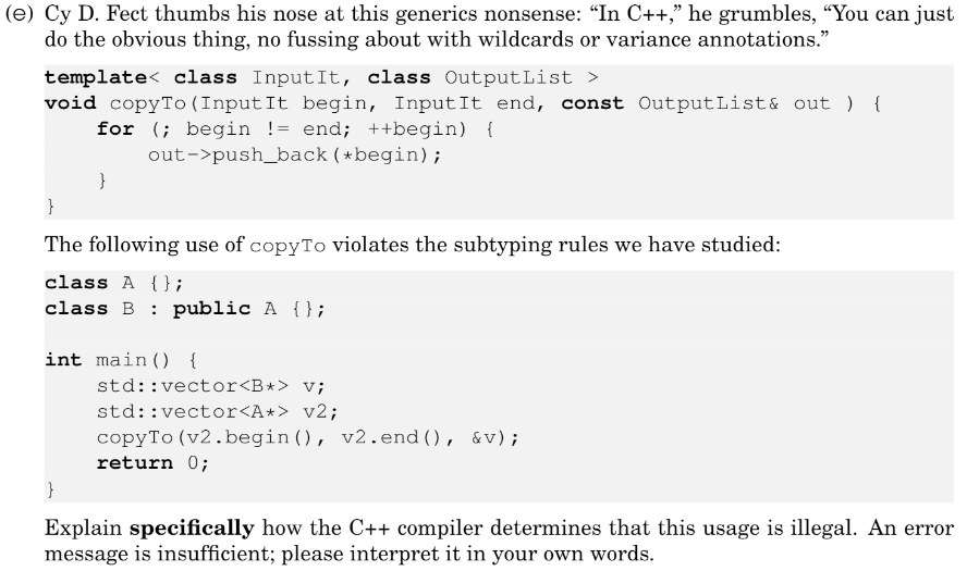 Solved Ben Bitdiddle has written some generic Java code to | Chegg.com