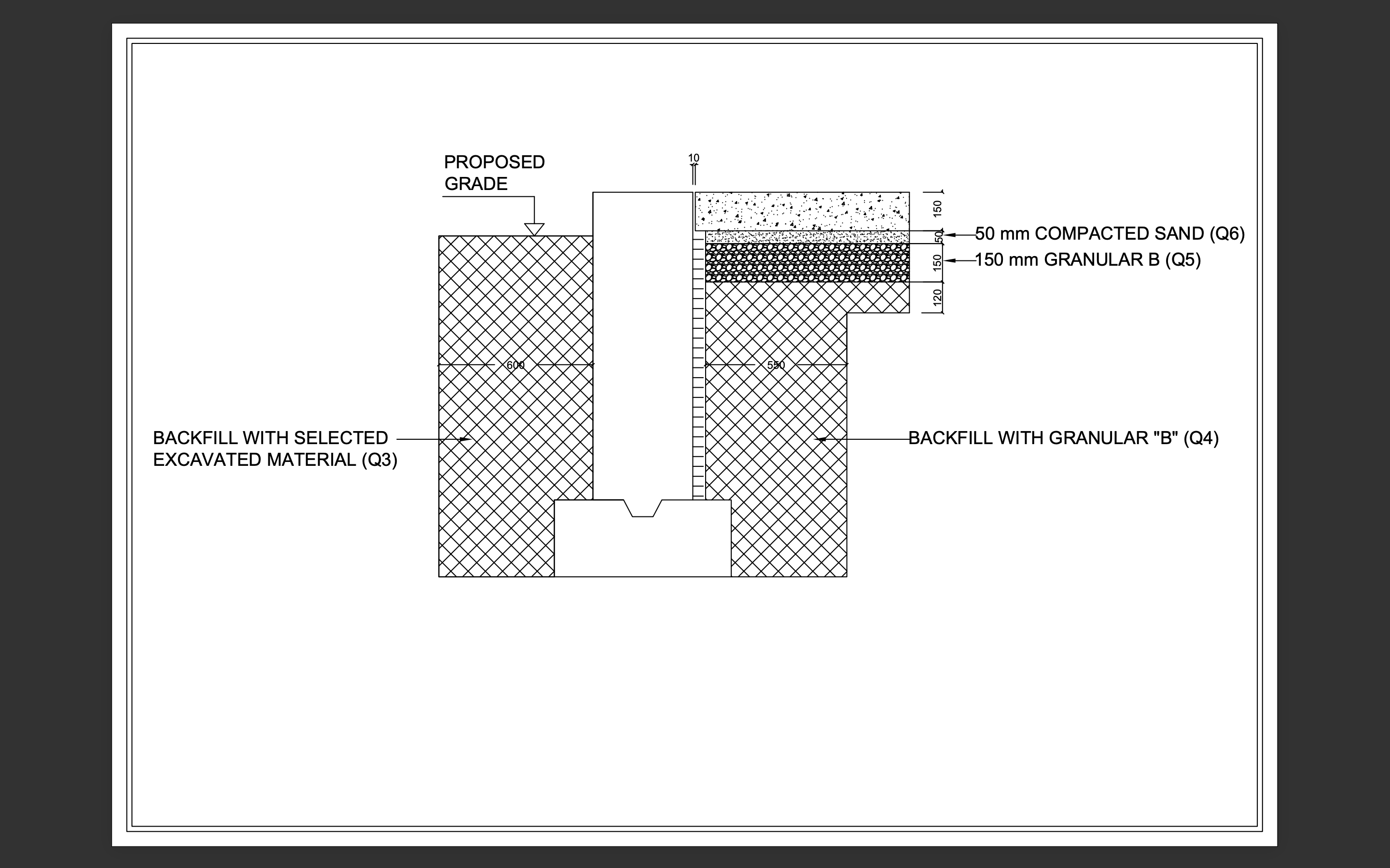 Solved SITEWORK NOTES: 1. 50 mm OF GRUBBING AND CLEARING | Chegg.com