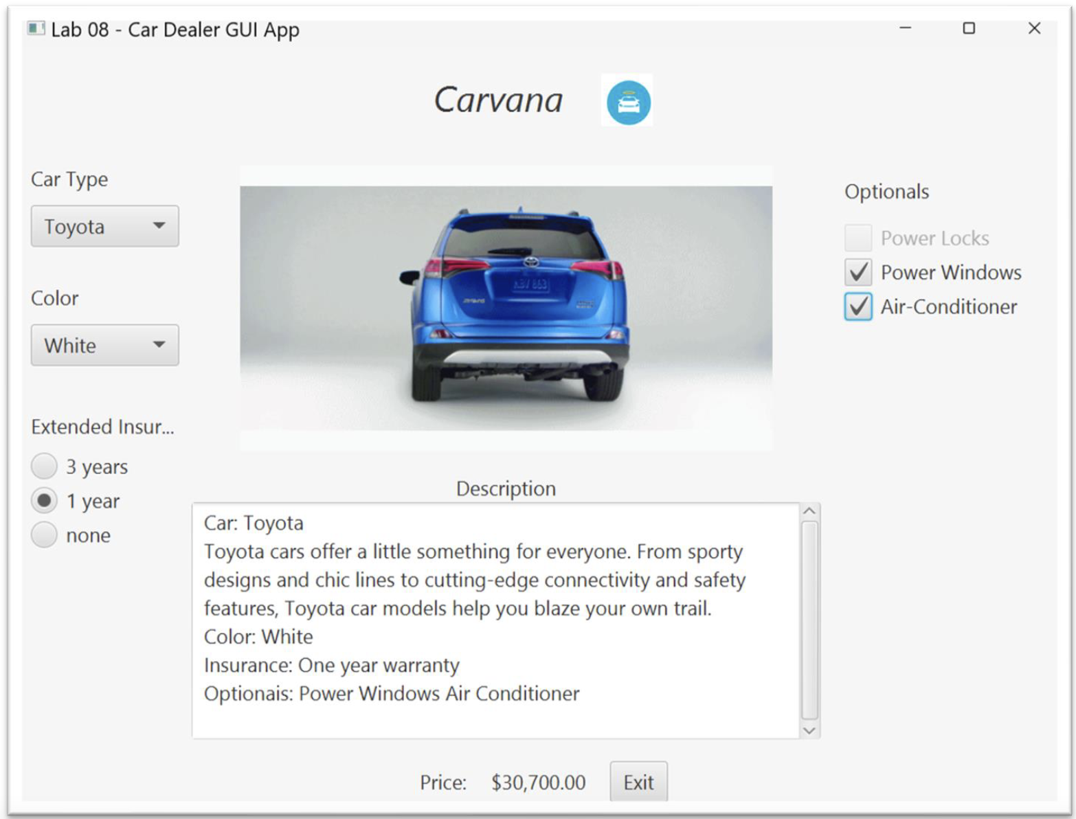 Lab 08: The Car Dealer App1 IntroductionIn this lab, | Chegg.com