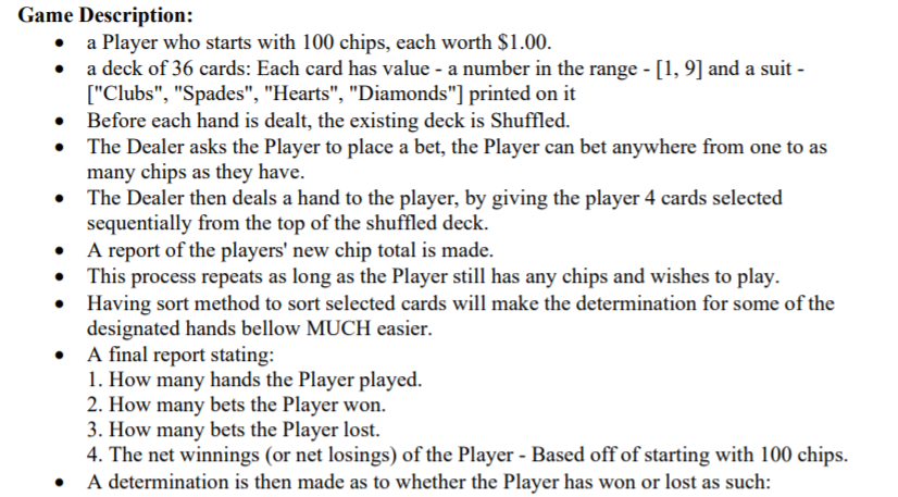Solved Program Specification 100 Pts Your Assignment Is 
