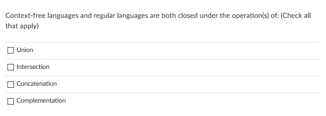 Solved Context-free languages and regular languages are both | Chegg.com