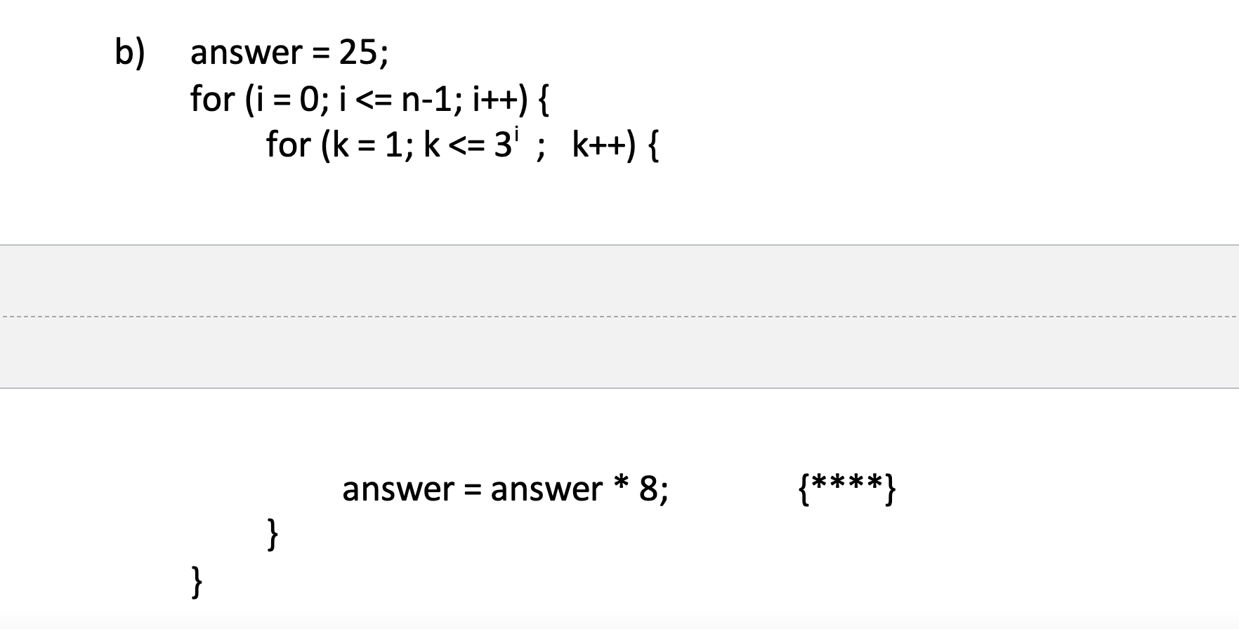 Solved Q4) (12 points (6 each)] Do a worst-case analysis for | Chegg.com