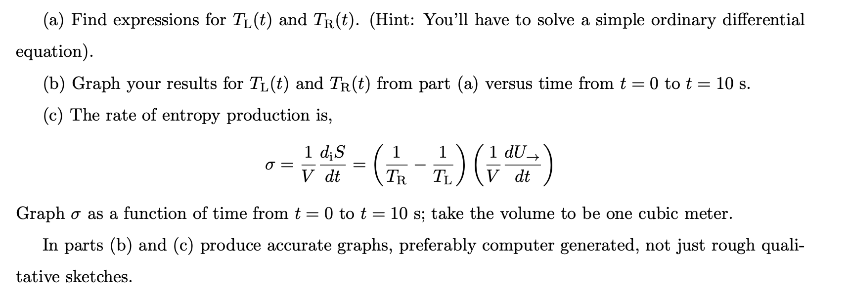 = 3. [8 points] Consider an isolated system divided | Chegg.com
