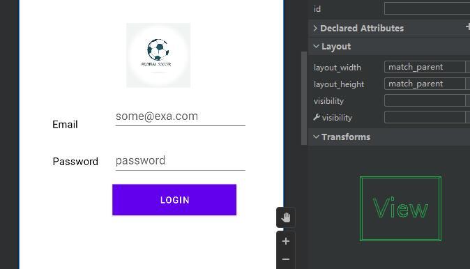 Solved this is a login page of a android studio app | Chegg.com