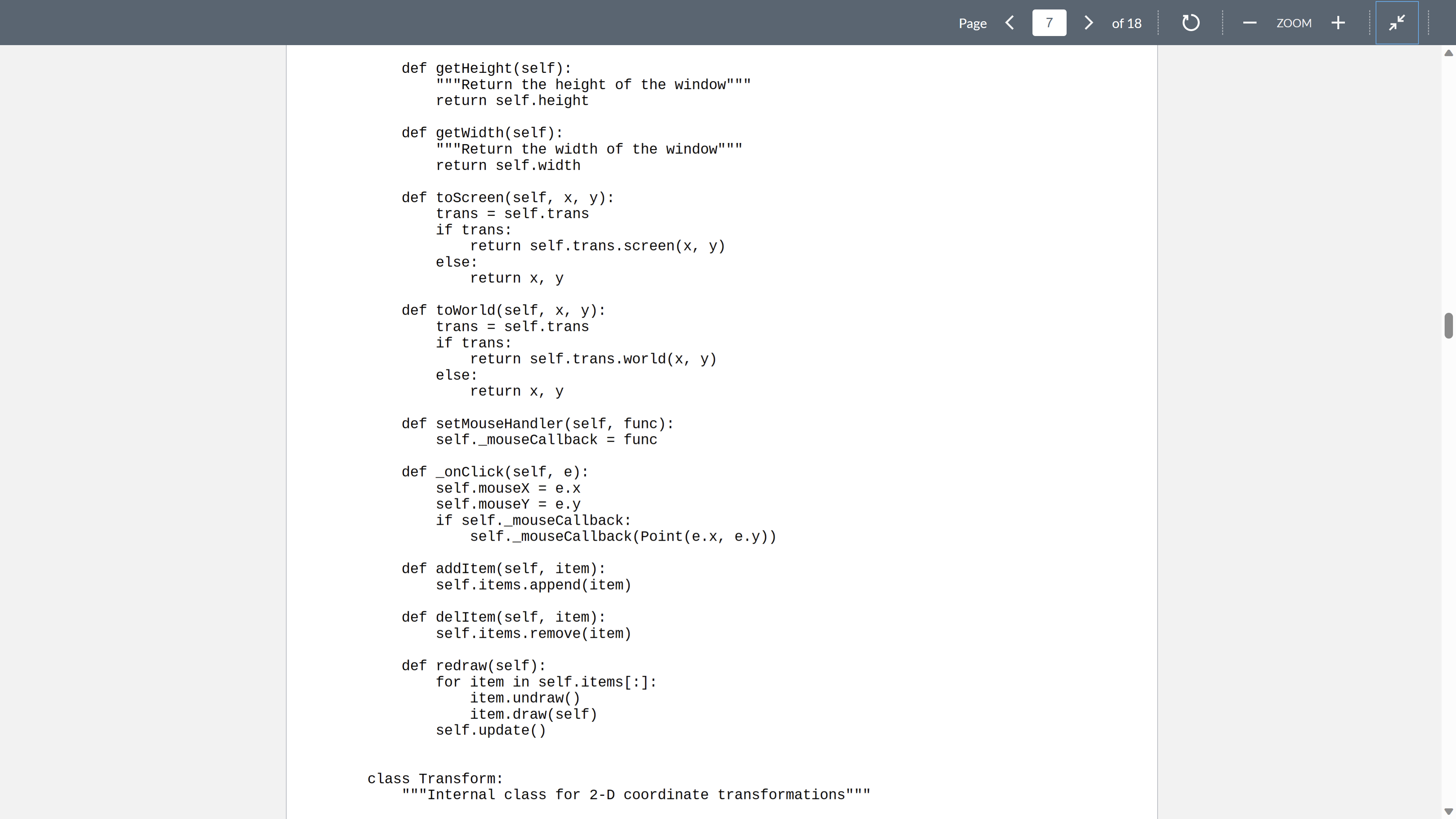 Solved Press Esc to exit full screen from graphics import * | Chegg.com