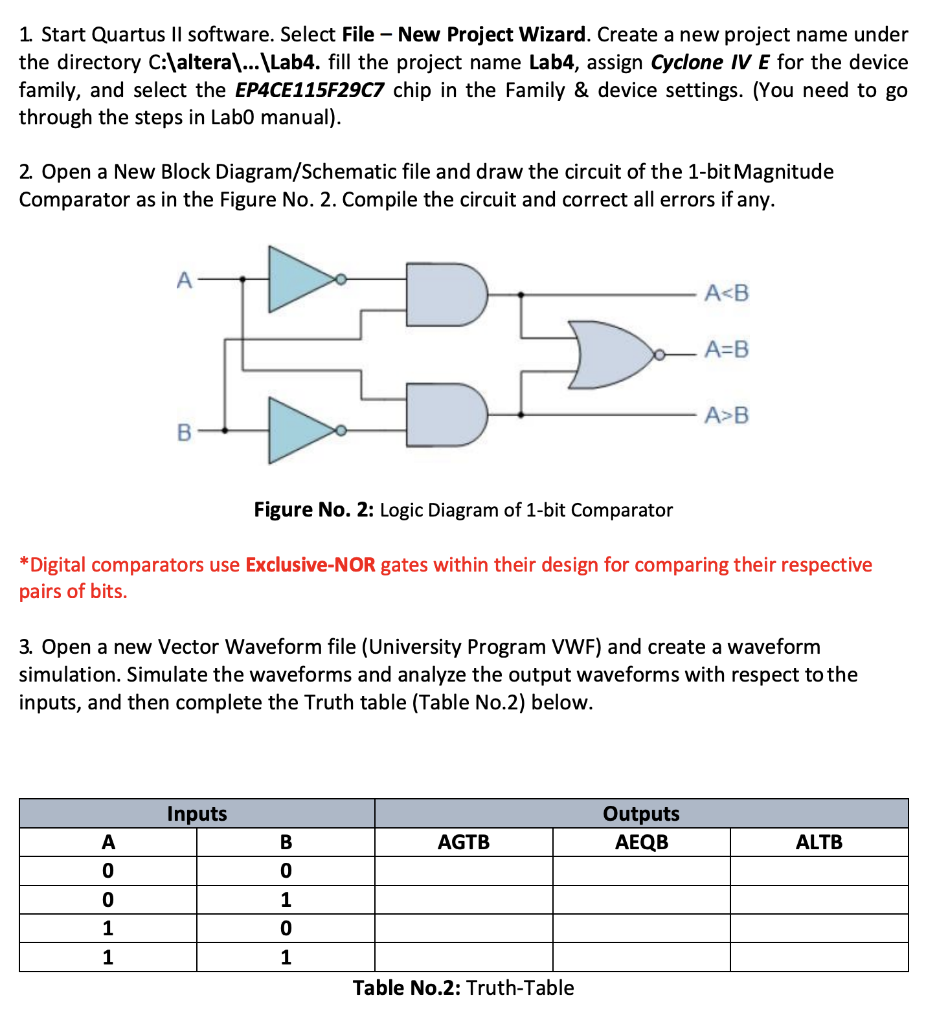 Solved -AB A Comparator for 1-bit Numbers A B B- -AB Figure | Chegg.com