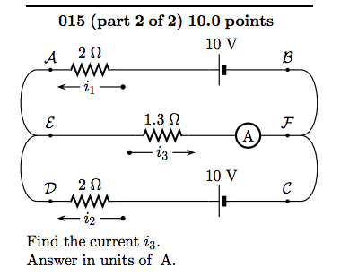 Solved Answer in units of A. | Chegg.com