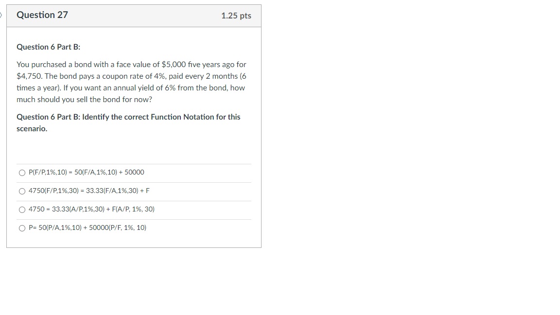 Solved Question 6 Part B: Identify the correct | Chegg.com
